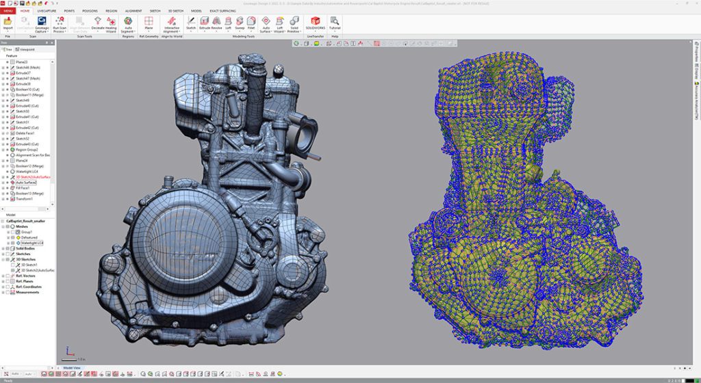Geomagic Design X Reverse Engineering With 3d Scan Data